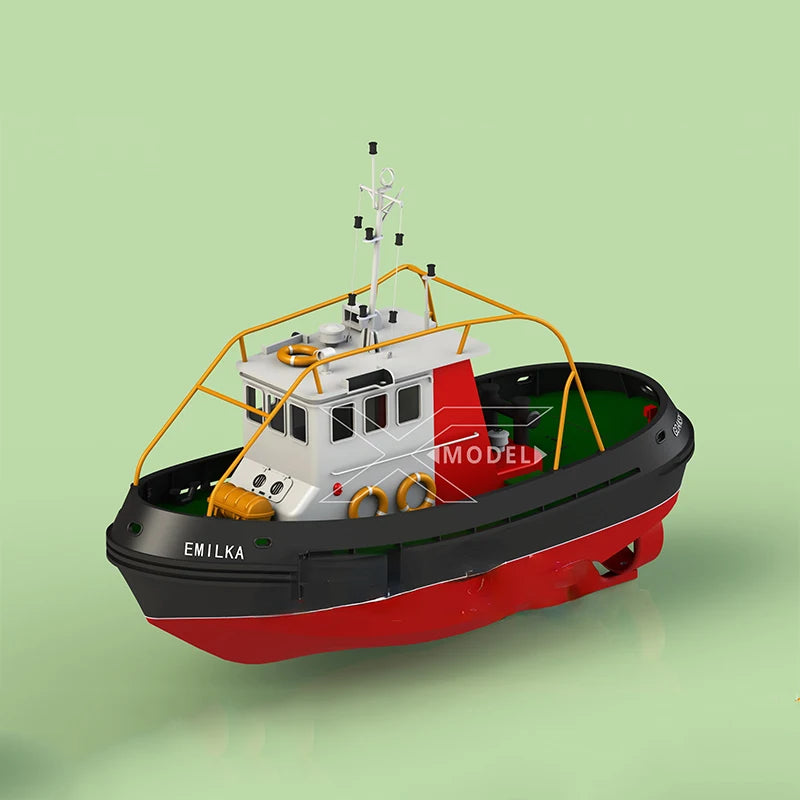 1/48 RC Mini Tugboat Port Service Ship Model Kit – VAJJEXRC