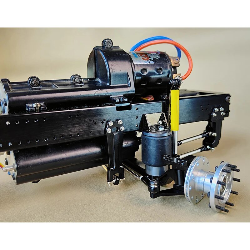 Ftont Axle Air Suspension System kit for 1/14 Tamiya RC Truck Tipper ...