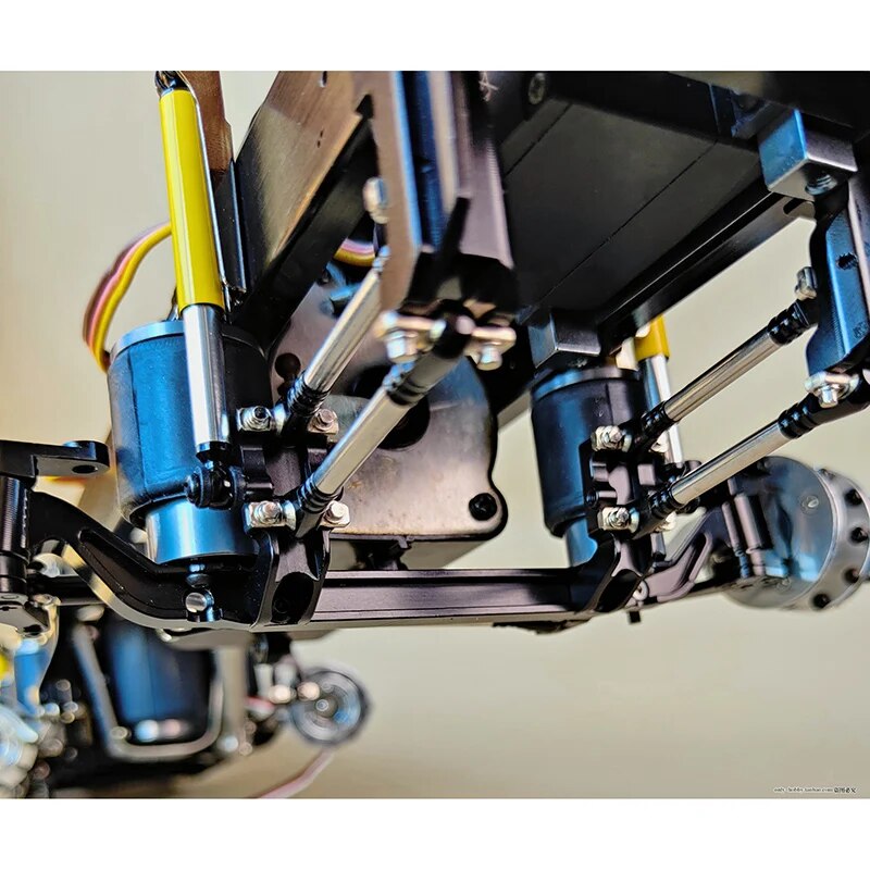 Ftont Axle Air Suspension System kit for 1/14 Tamiya RC Truck Tipper ...