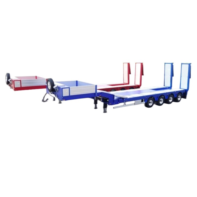 Metal Trailer for 1/14 Tamiya Rc Tractor Rc Hydraulic Loader ...