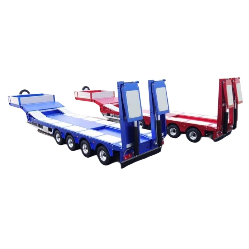 Metal Trailer for 1/14 Tamiya Rc Tractor Rc Hydraulic Loader ...