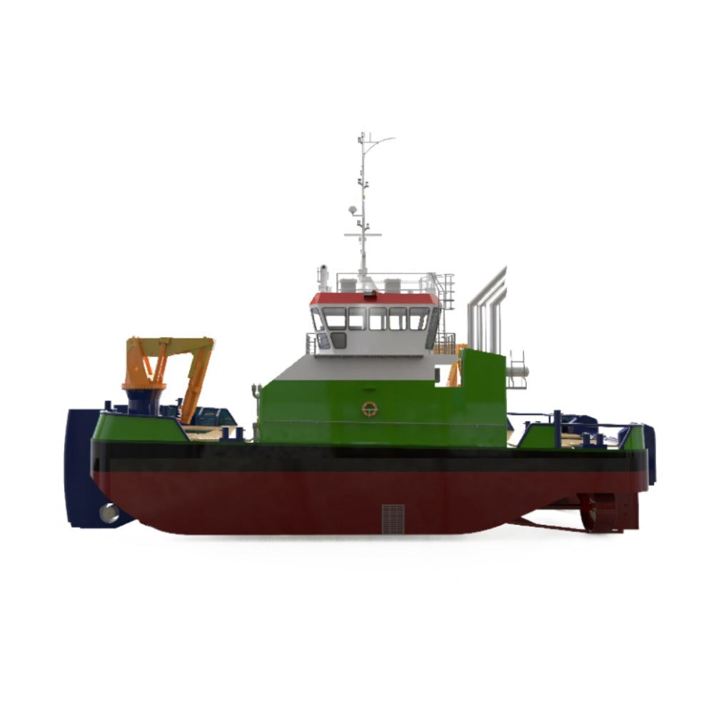 1/48 DAMEN2712 Thrust Work Boat 619mm Rc Ship Model Kit – VAJJEXRC