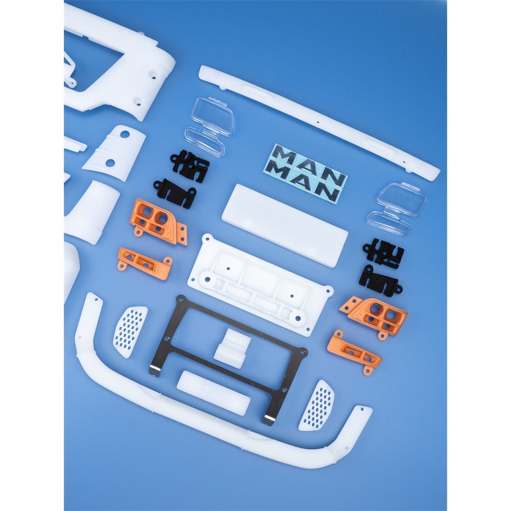EURO 6 3D Printing Modification Kit for 1/14 Tamiya MAN TGX Remote ...