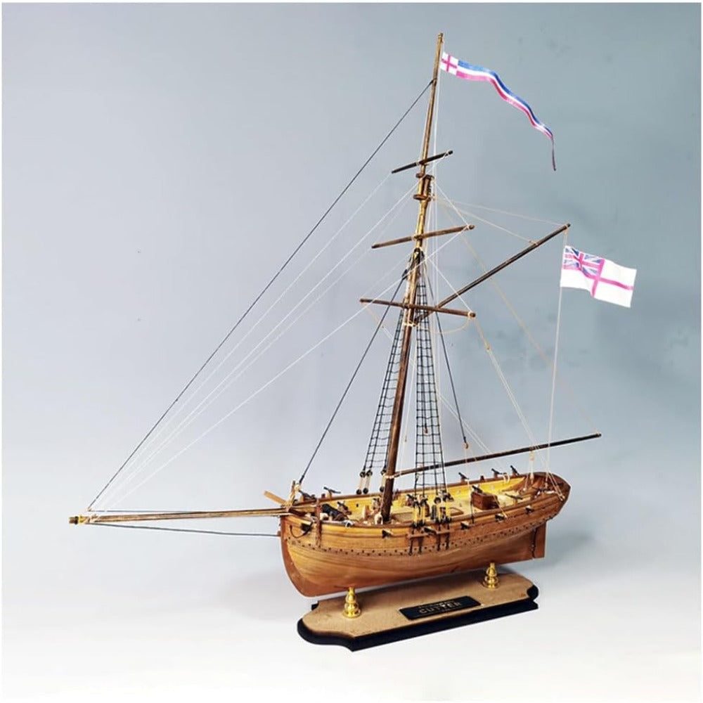1/64 CUTTER Tula1830 Wooden Sailing Ship Model Kit – VAJJEXRC