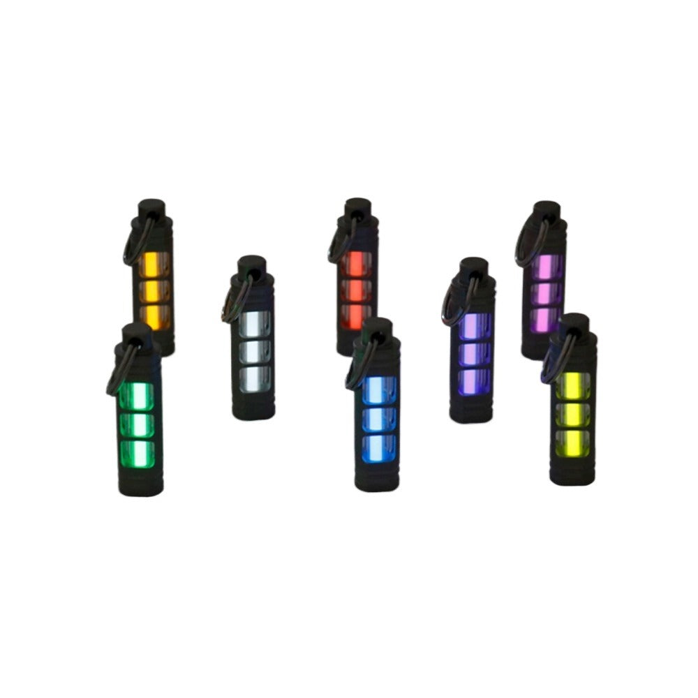 Titanium Alloy Tritium Tube Keychain Self-luminous 25years 3.5x25mm ...