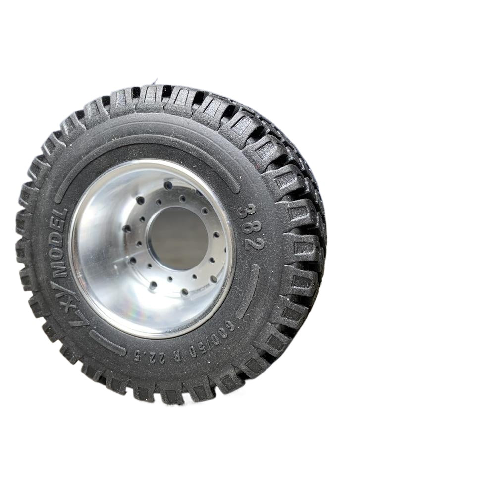 LXYRC Heavy-duty Wheel Hub Tire for Tamiya 1/14 RC Engineering Vehi ...