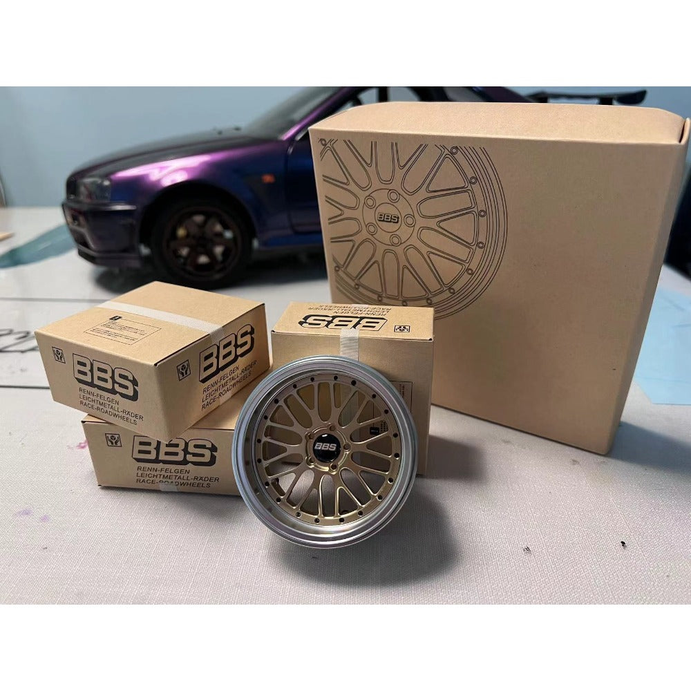 4PCS CAPO GTR R34 Remote Control Car BBS Style Metal Wheels – VAJJEXRC