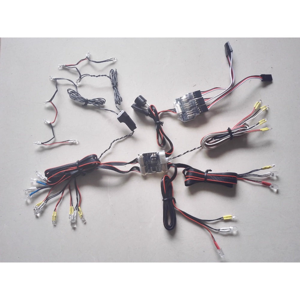 1/14 Tamiya Rc Truck Tractor Lighting Kit Mercedes-Benz R620 MAN R770S ...