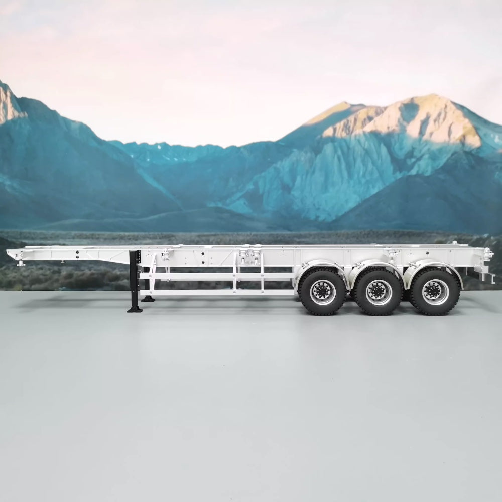 90CM 1/14 40ft Metal 3-axle Trailer for 1/14 Tamiya Trailer – VAJJEXRC