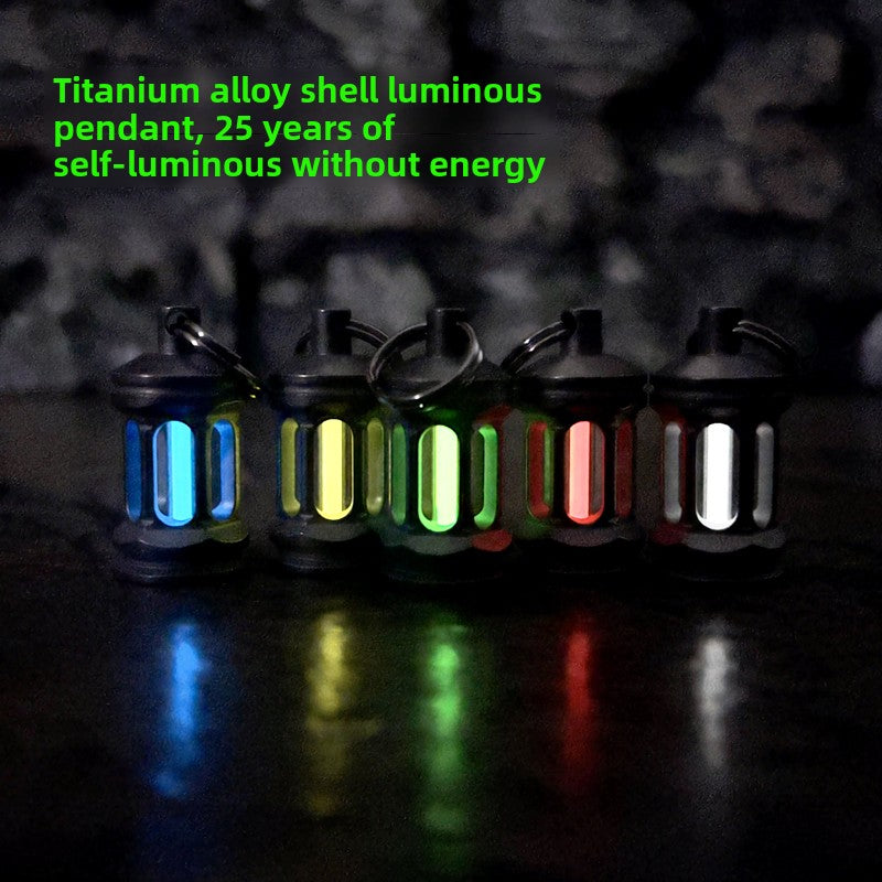 Titanium alloy tritium gas lamp tritium tube lamp keychain – VAJJEXRC