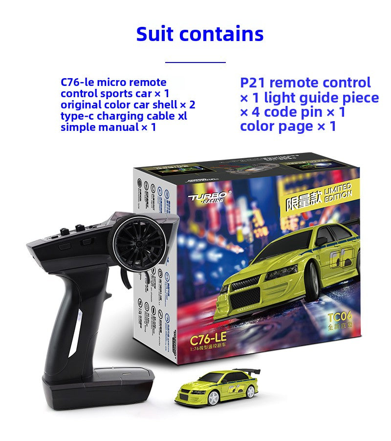 Turbo Racing C76 Limited Edition 1/76 Rc Car RTR – VAJJEXRC