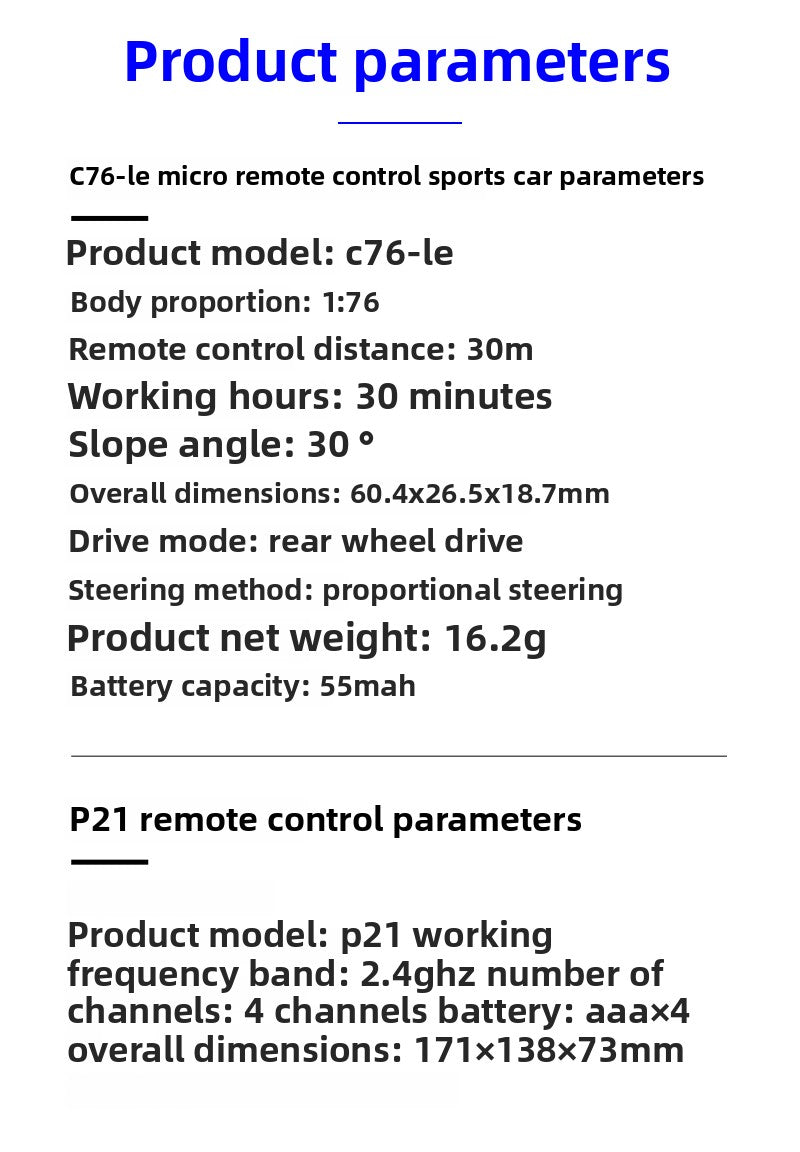 Turbo Racing C76 Limited Edition 1/76 Rc Car RTR – VAJJEXRC