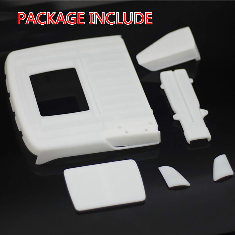 Low Roof Cab Shell Kit for 1/14 Tamiya Remote Control Truck Tractor ...