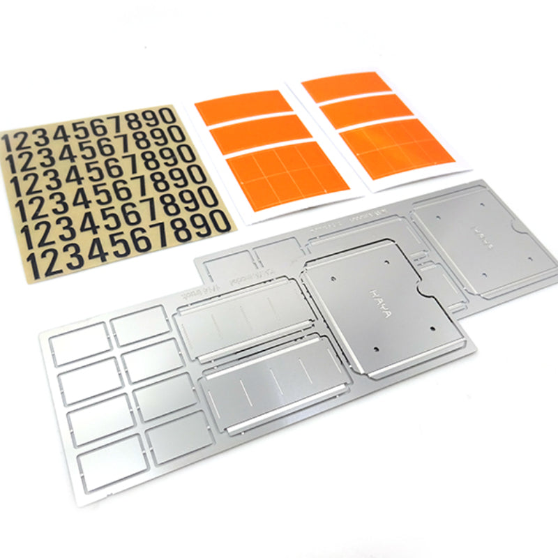 Miniature Transport Warning Signs For 1/14 TAMIYA RC Tractor Truck ...