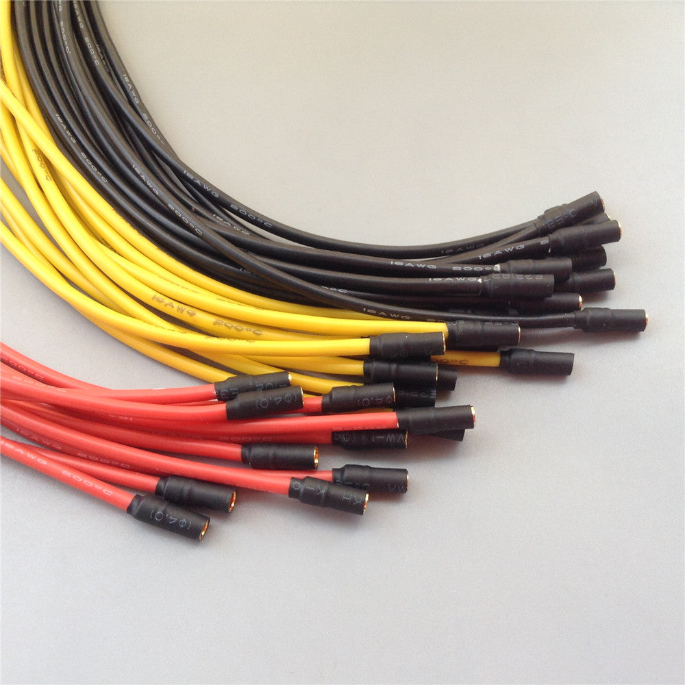 3.5mm Banana Plug 16AWG Motor ESC Extension Cord 30cm Male and Female ...