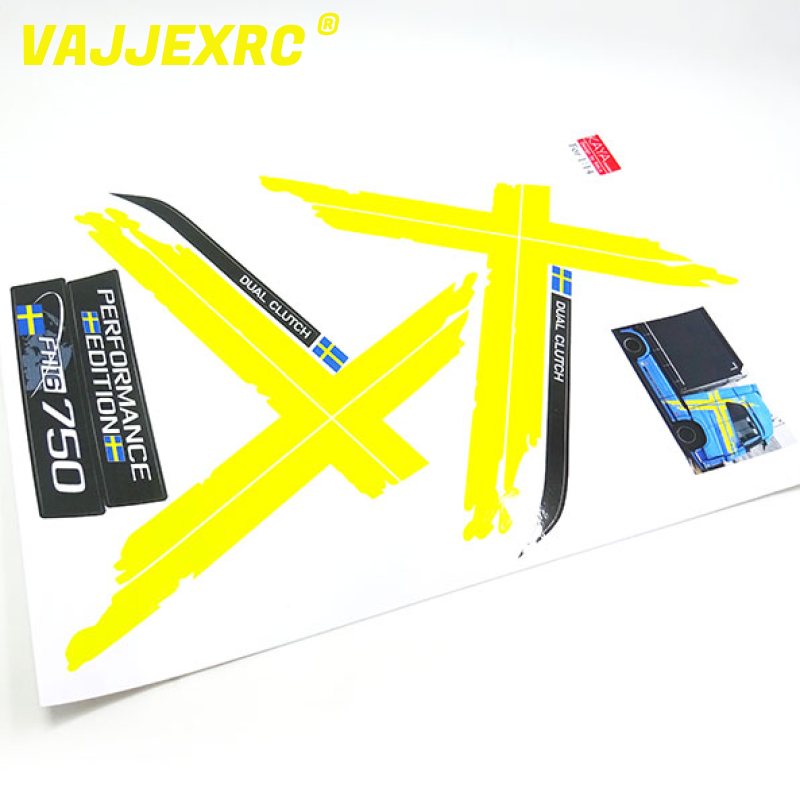 Painting Stickers Sticker Decorate for 1/14 Tamiya RC Truck Trailer Ti ...