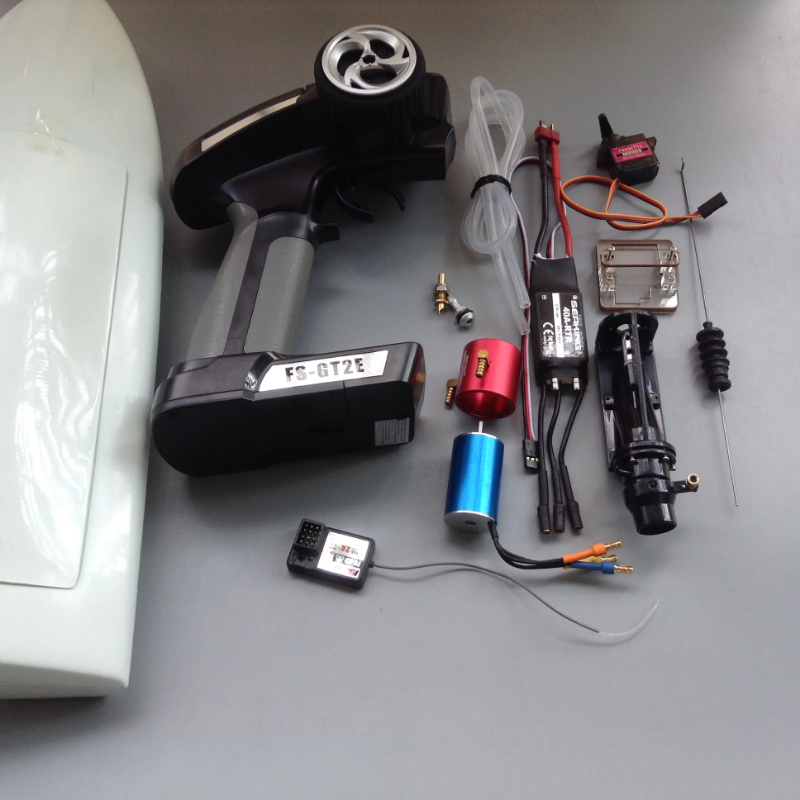 40cm Brushless Jet Boat 2440 Motor Remote Control Boat – VAJJEXRC