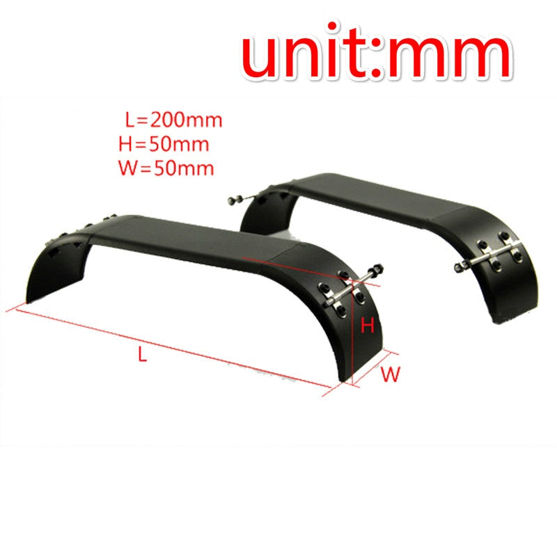 Metal Double Axle Rear Wheel Fender for 1/14 Rc Tamiya Tractor Scania ...