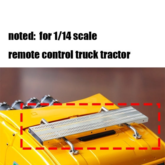 Metal Equipment Frame Light Rack Luggage Rack for 1/14 RC TRACTOR ...