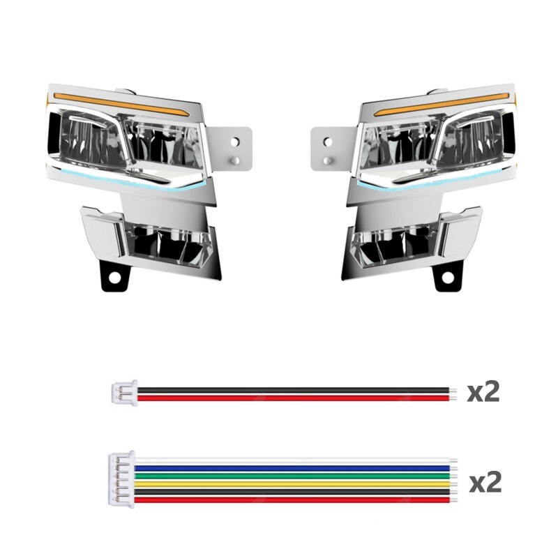 LED 5V Headlight Lighting System for 1/14 Tamiya Rc Scania 770s 56371 ...