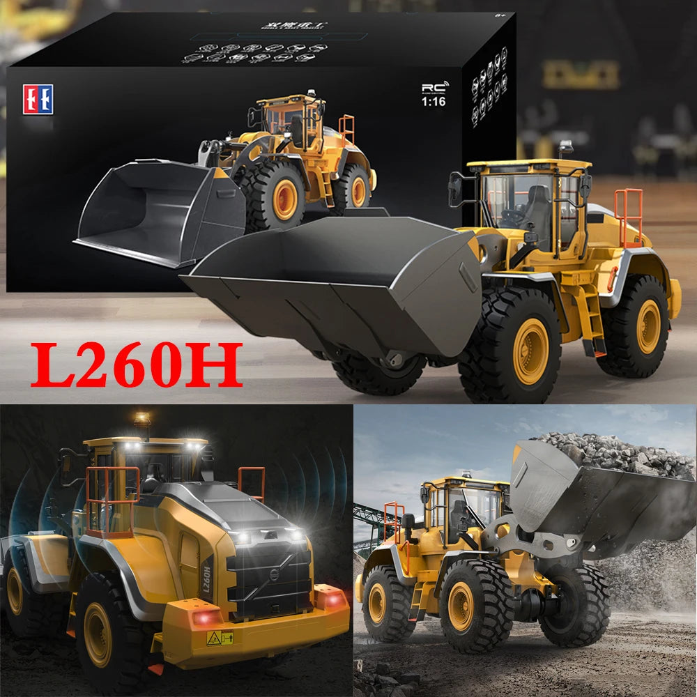 Double Eagle L260H E592 1/16 Metal RC Loader with Light Sound RTR ...